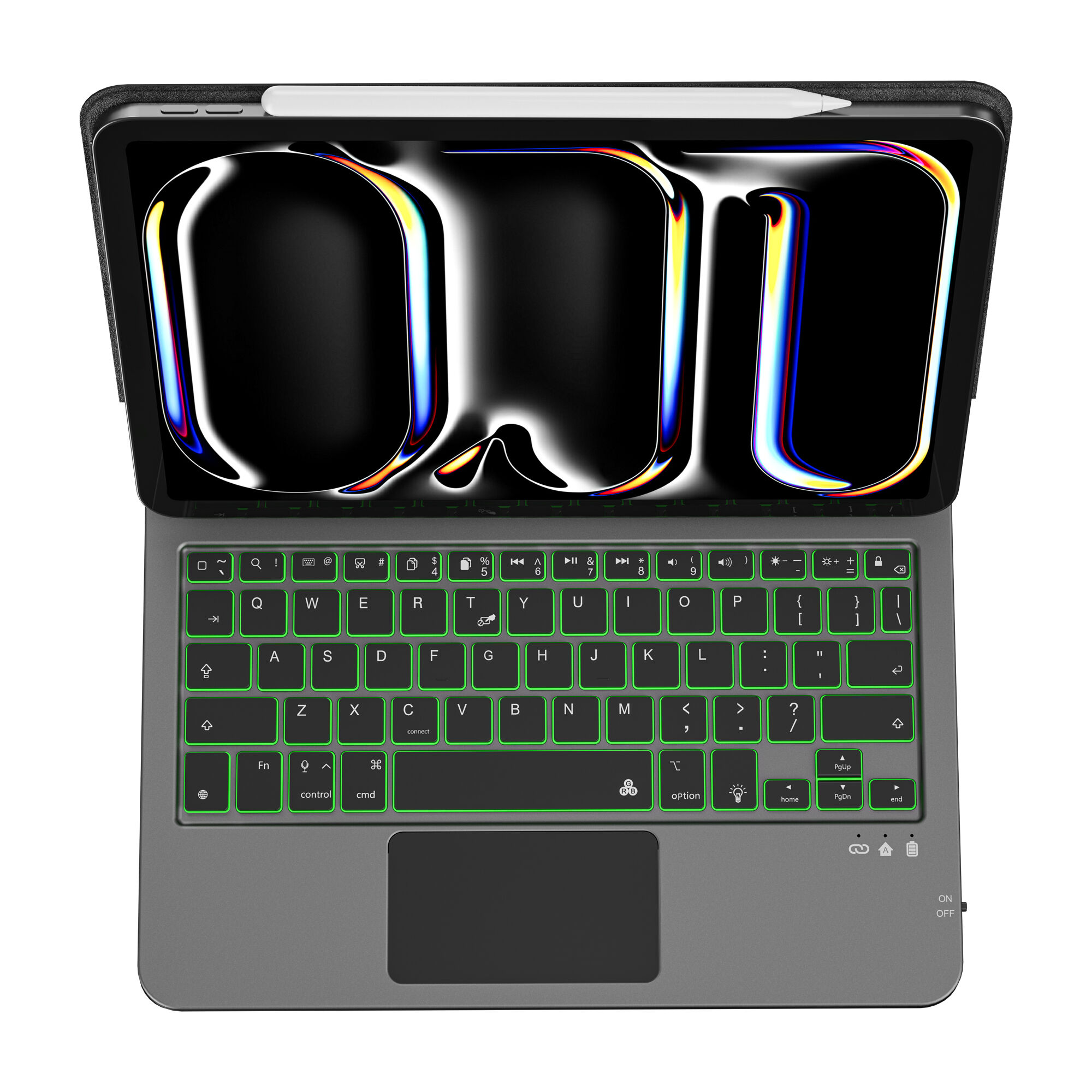 Wiwu Magic Keyboard For Ipad Strong Magnetic Bluetooth Keyboard Case ...