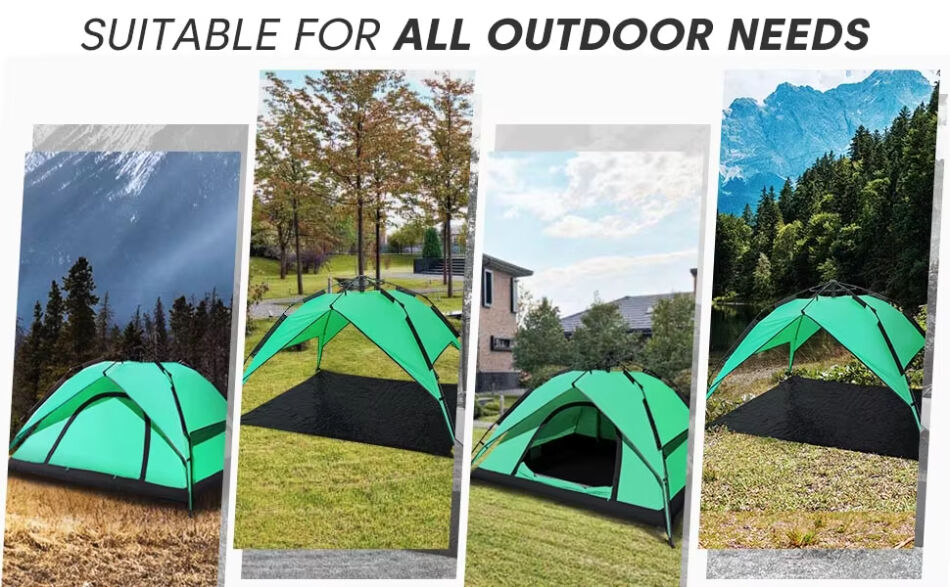 Waterproof Outdoor 2-4 Man Pop Up Tents Small Automatic Easy Carry ...