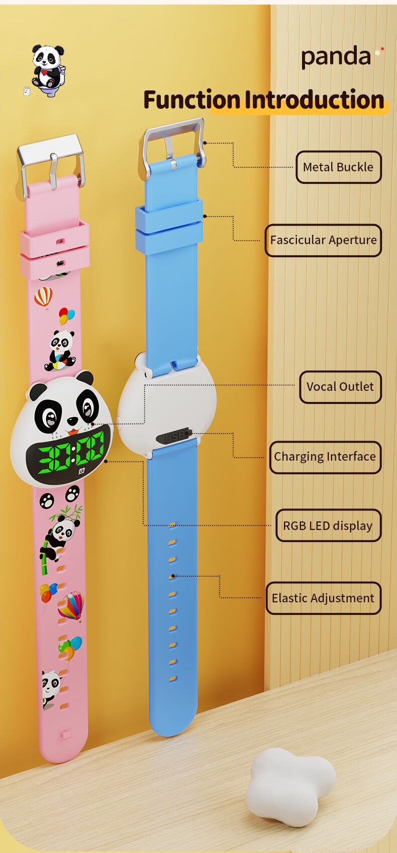 Cute Kids Smart Bedpan Training Watch Music Reminder Vibrate Reminder ...