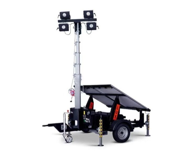 7m Mobile Solar Tower Lights Led Portable Light Tower For Outdoor $7850 ...