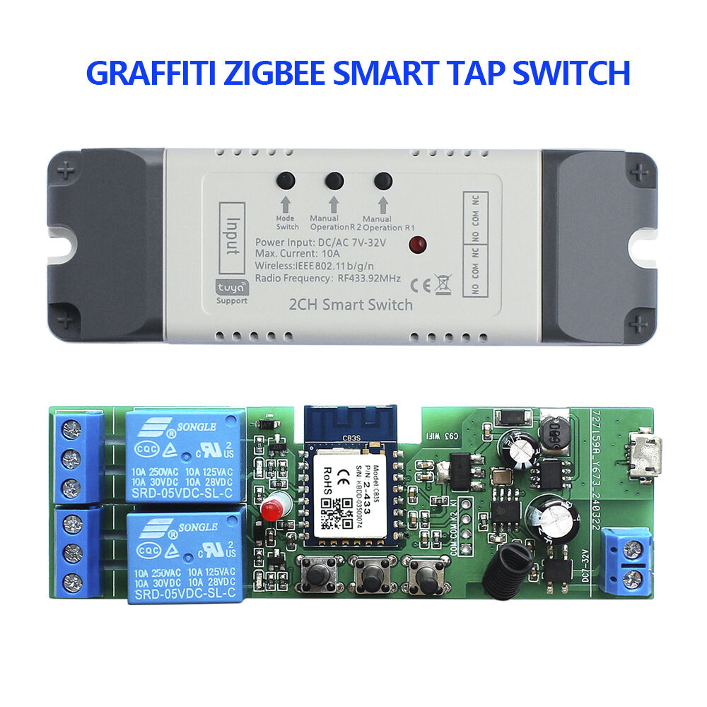 Ac/dc7-32v Tuya Wifi Bluetooth Receivers Smart Wifi Relay Switches For ...