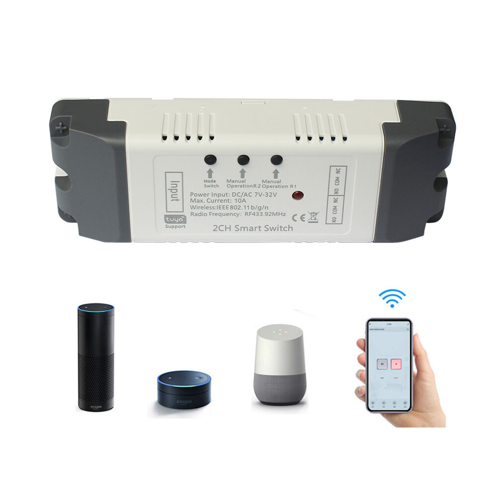 Ac/dc7-32v Tuya Wifi Bluetooth Receivers Smart Wifi Relay Switches For ...