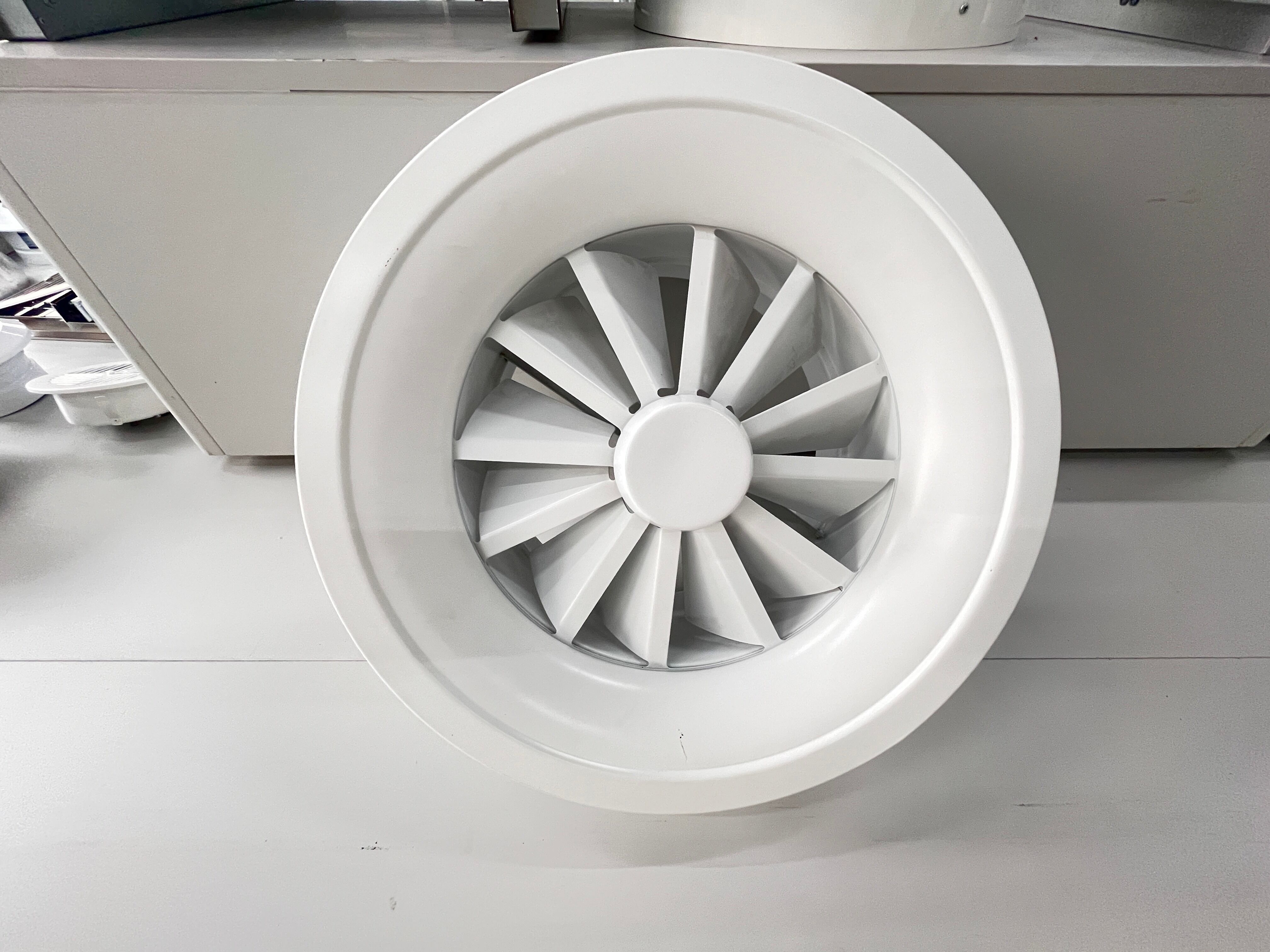 Customize Aluminum Round Swril Air Diffuser Temperature Sensing Swirl ...