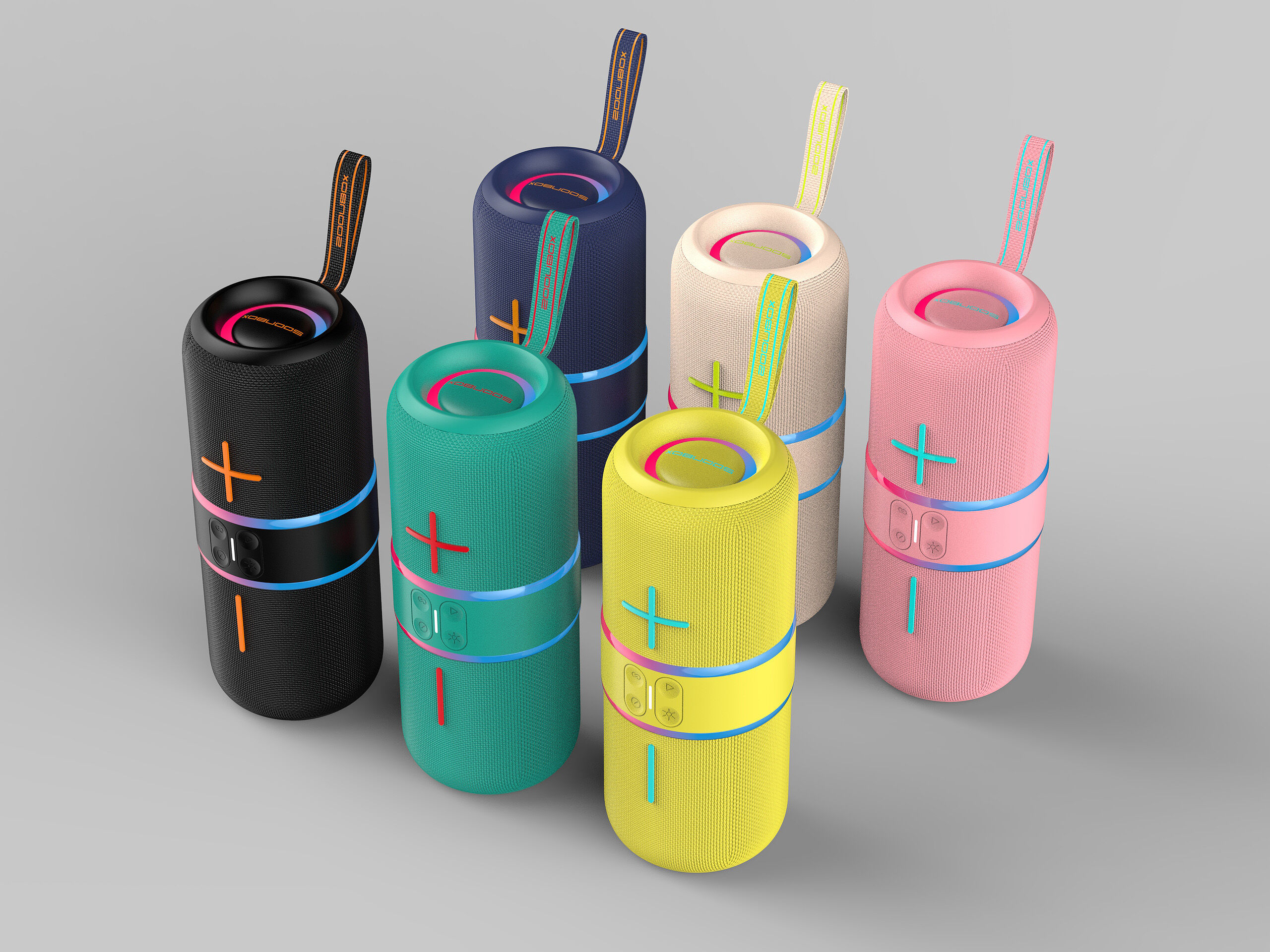 Soonbox Factory Price Portable Cloth Net Speaker For Outdoors And Indoors, Bluetooth Speaker ...