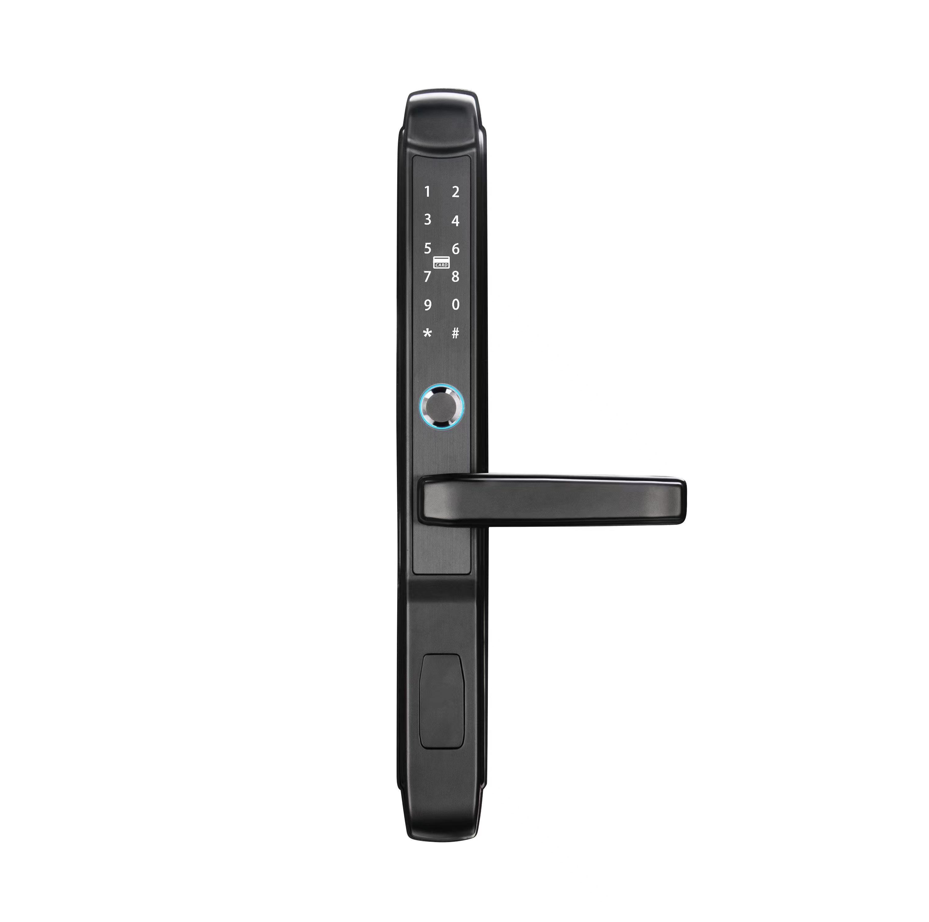 Uielock D8 Smart Glass Aluminium Frame Sliding Door Locks With ...