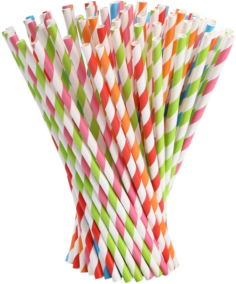 High Quality Manufacturers Kraft Straws Decorative Plain White Paper ...