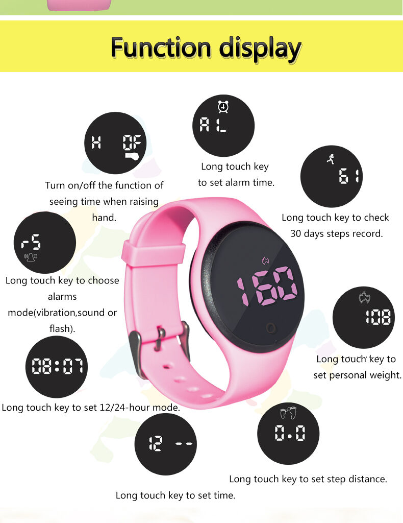 Oem Odm Hot Sell Big Round Touch Screen Watch Pedometer Smart Watch ...