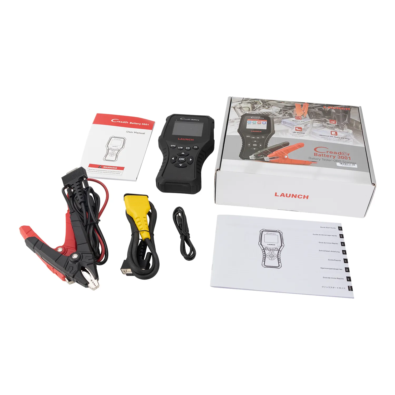 Crb3001 Obd2 Scanner & Car Battery Tester - 2-in-1 Code Reader And ...