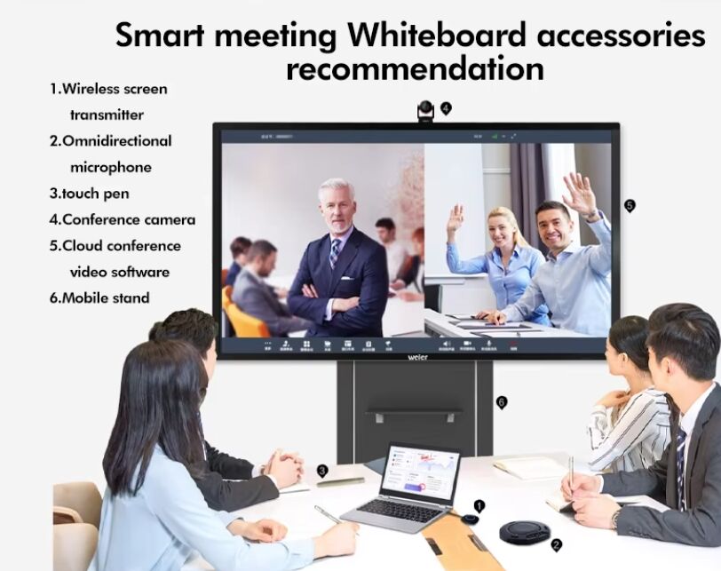 Papan Tulis Interaktif Pabrik China 55-98 Inci 2k/4k Full Hd Lcd Smart ...