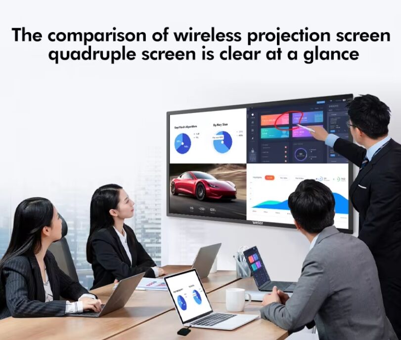 Papan Tulis Interaktif Pabrik China 55-98 Inci 2k/4k Full Hd Lcd Smart ...