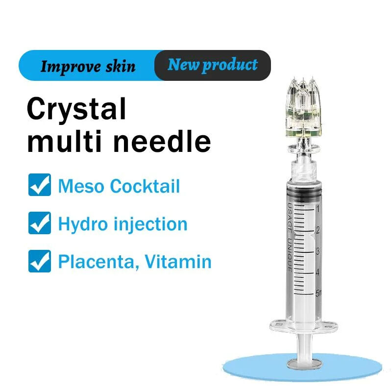 Filler Multi Injector Needle Mesotherapy Injector Syringe 5 Pin Crystal ...