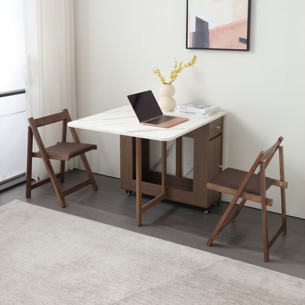 Buy China Wholesale Space Saving Folding Dining Table, Foldable Table ...