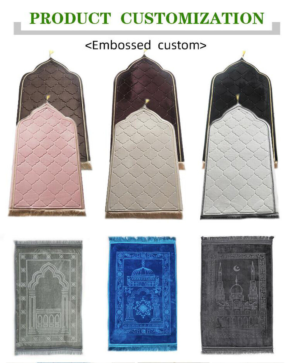 Wholesale Factory Velvet Prayer Mat Muslim Islamic Ramadan Gift Adult ...