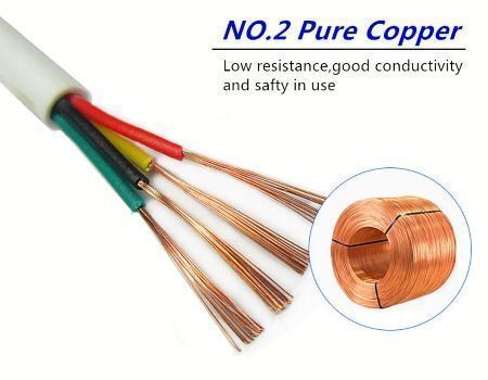 Multi Core Unshielded 6 Core Cca Alarm Cable Copper 1000ft - Buy China ...