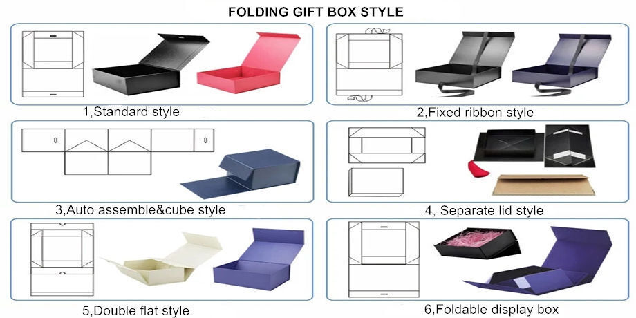 Folding Heaven And Earth Cover Gift Box Bow Ribbon Large Shoe And ...