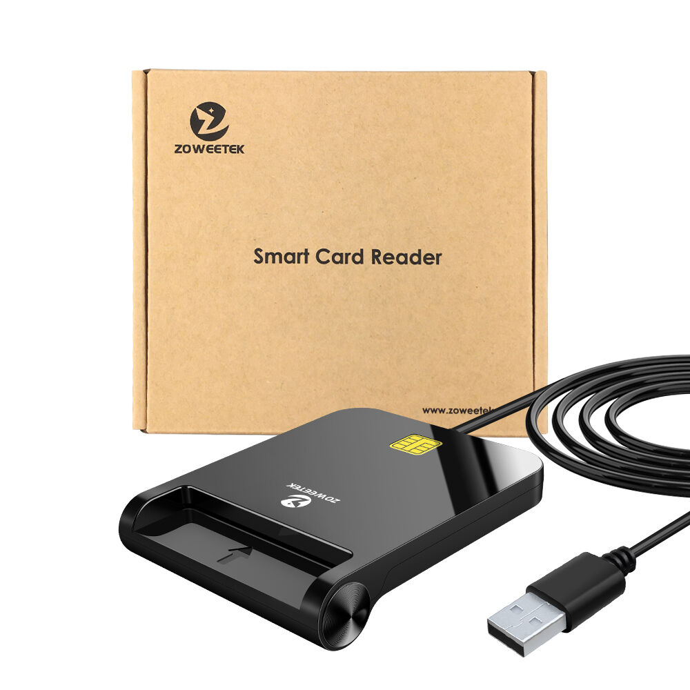 Zoweetek 12026-8 Usb/type-c Smart Chip Card Reader Iso 7816 Emv Reader ...