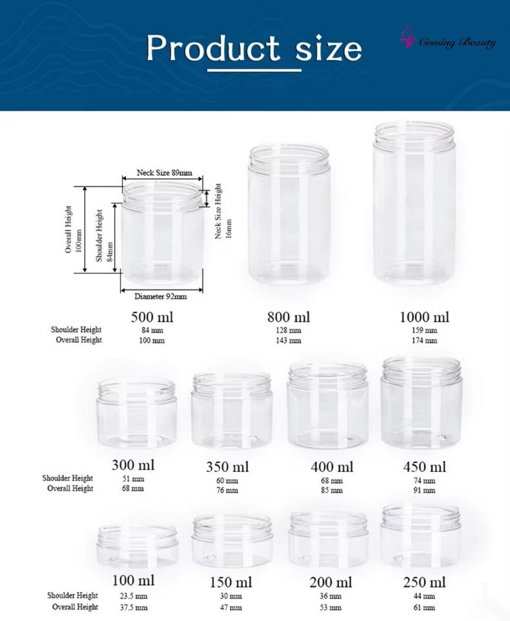 Oem/odm 30ml/50g Luxury Cosmetic Packaging With Lid/skincare Plastic ...