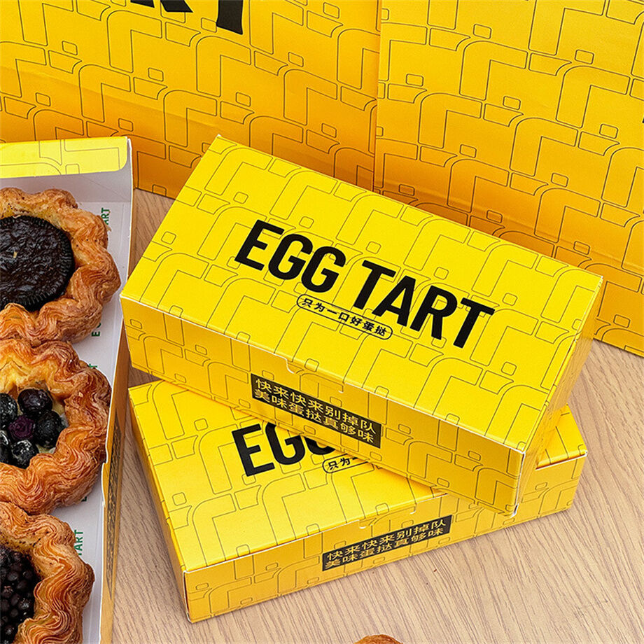 Paper Food Box Packaging With Logo Cookies Boxes For Donuts Mini Donuts ...