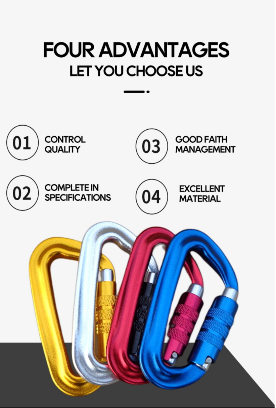 Climbing Hook Outdoor Climbing Gear Lightweight Ecofriendly Custom ...