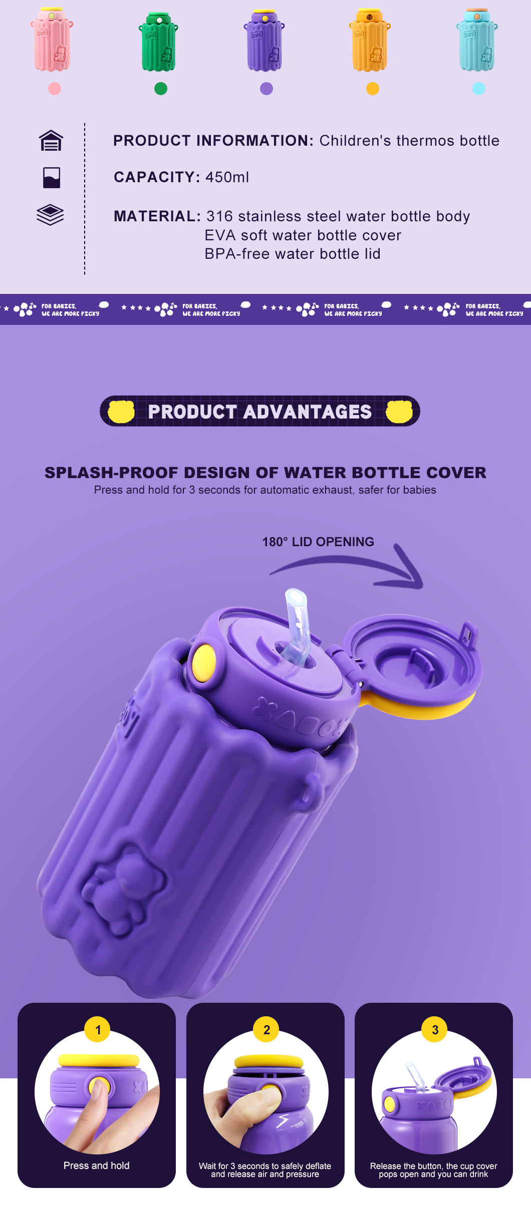 Buy China Wholesale Popular Double- Walled Vacuum Insulation Water ...