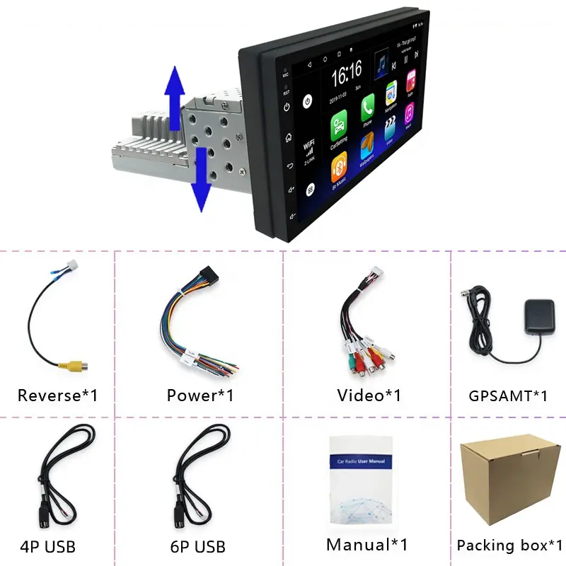 In-dash Car Dvd Player With Touchscreen – Portable Media Player For ...