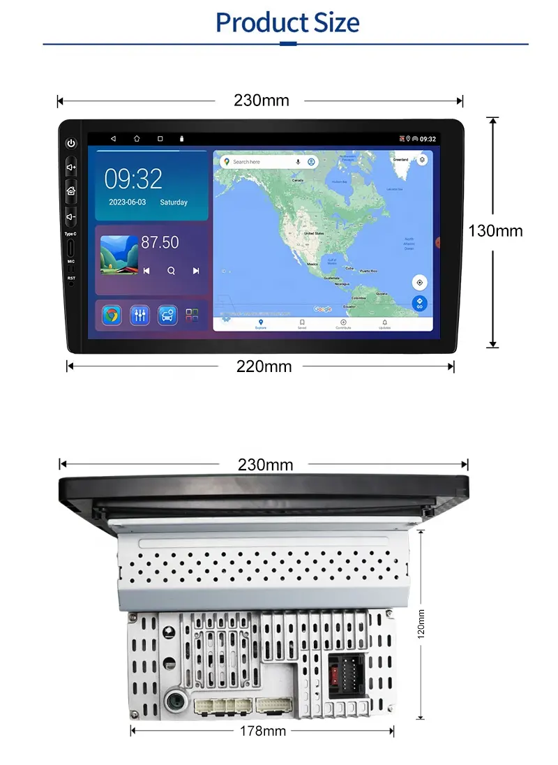 In-dash Car Dvd Player With Touchscreen – Portable Media Player For ...