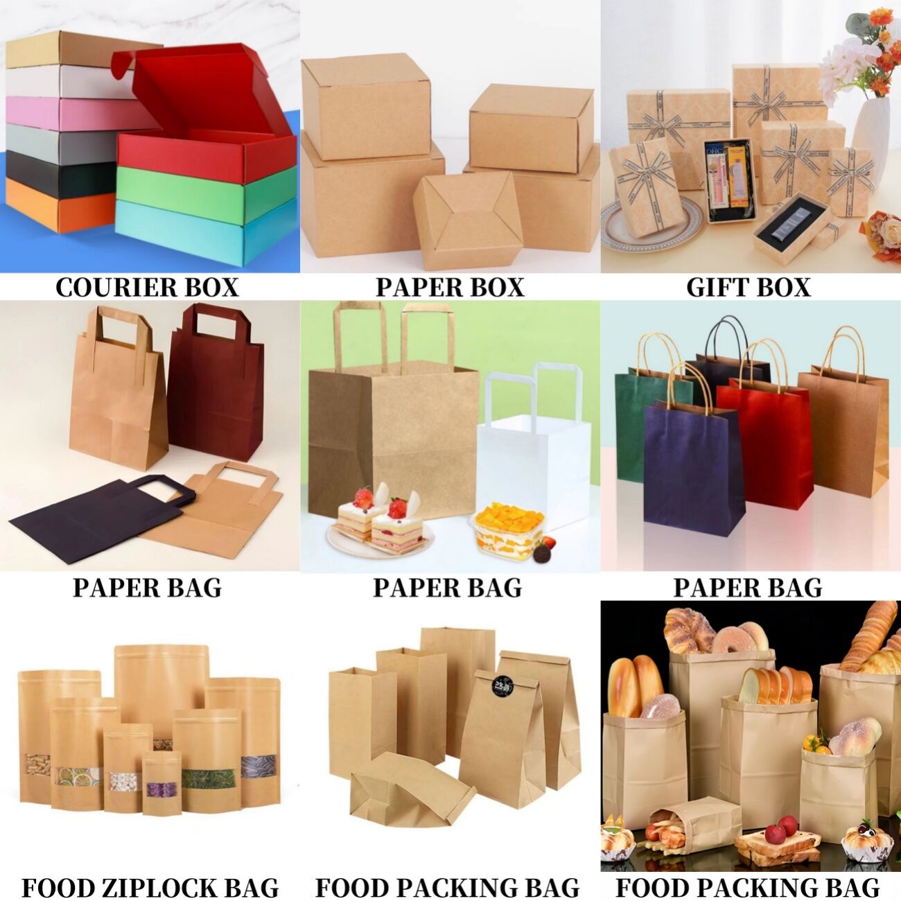 Factory Direct High Quality China Wholesale Kraft Paper Boxes，brown ...