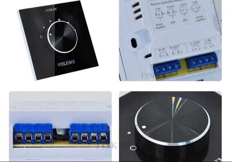 Pc5 Penguat Dinding Audio Pintar Putih Sinar Bulan Emas Pengendali ...