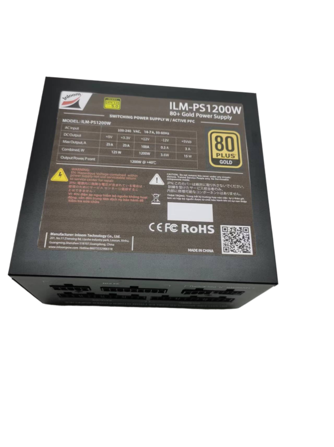 Factory Price 1200w 80plus Gold Pc Atx Computer Server Gaming Power ...