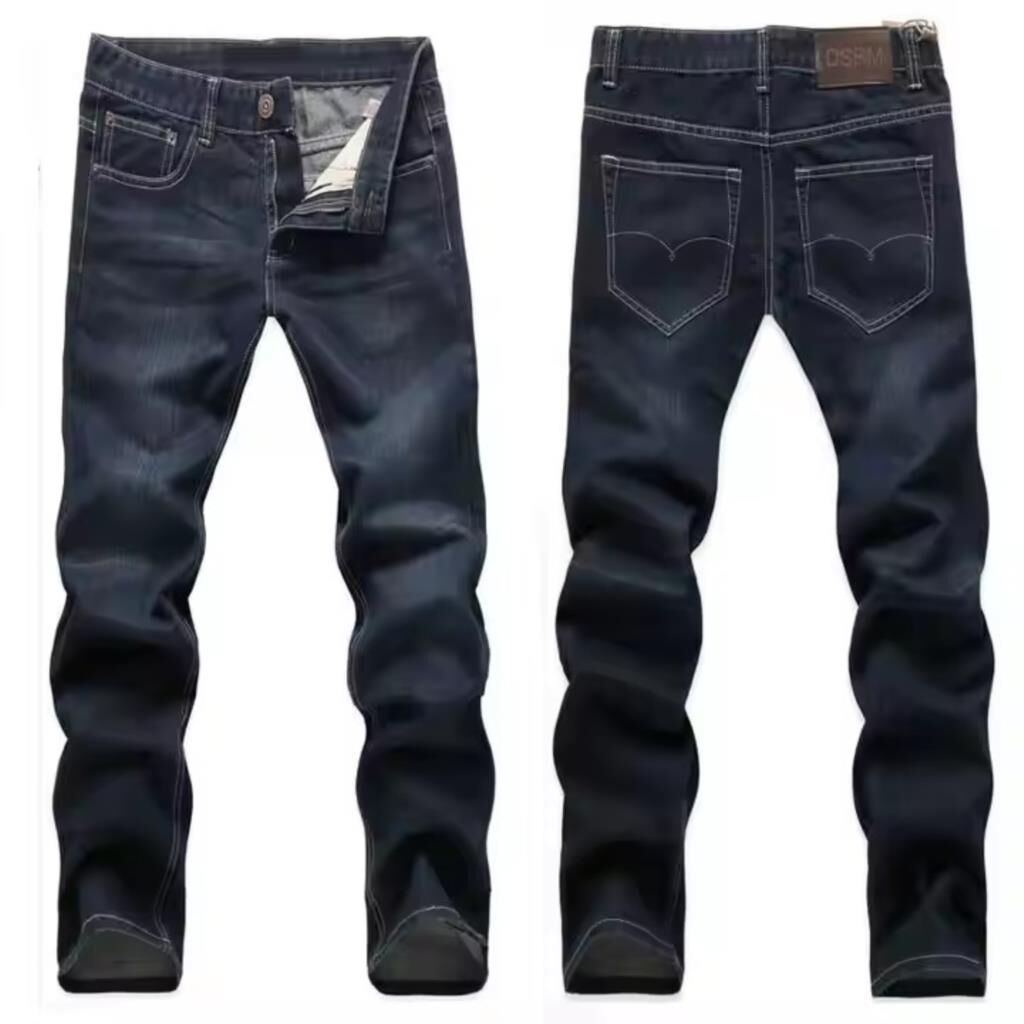 Wholesale Top Quality Men Jeans Fashion Designer Brand Stretch Ripped ...