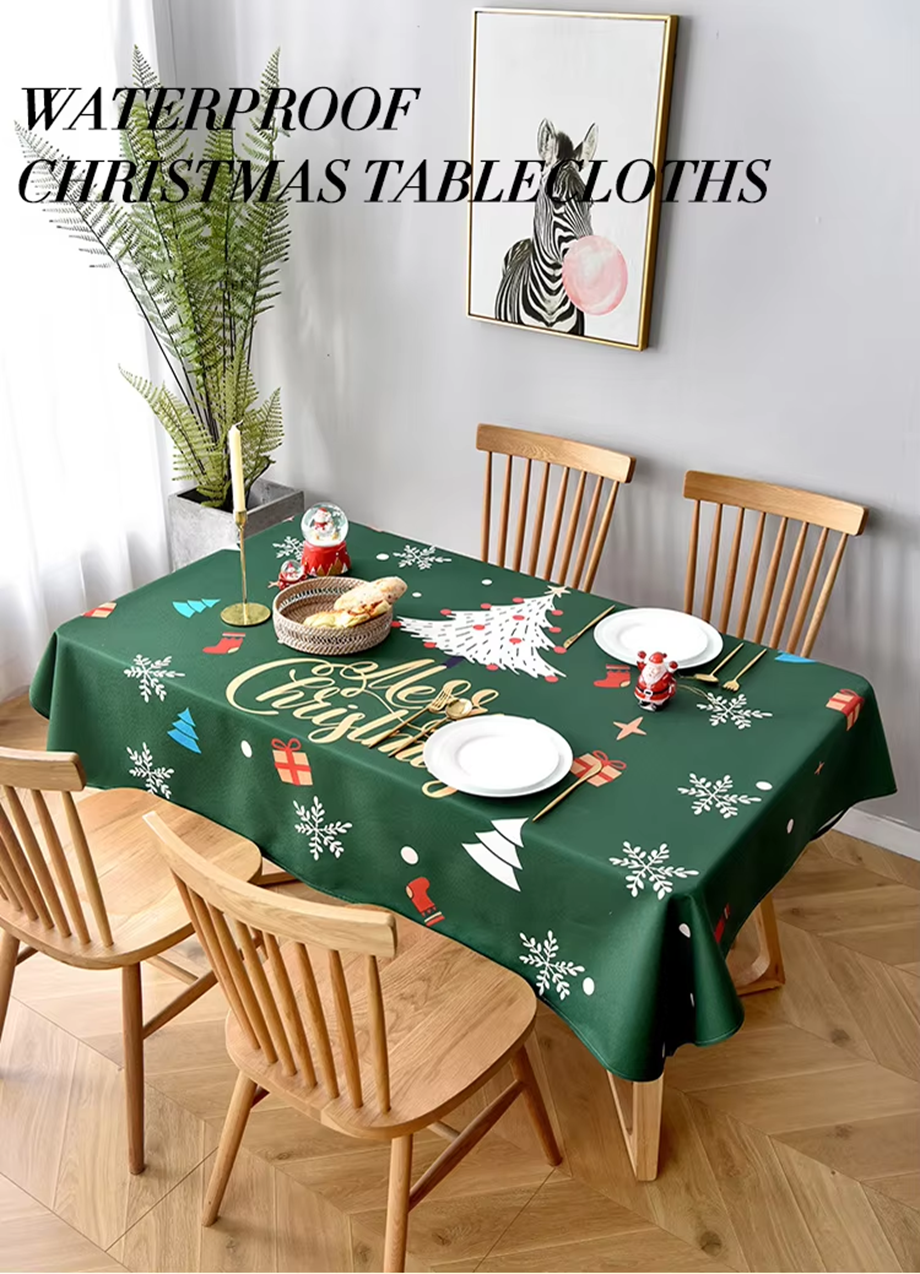Christmas Tablecloth For Party Decorative Dining Tablecloth - Expore ...