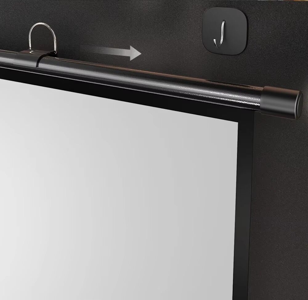 40 Inch 4:3 Foldable Hanging Desk Table Projector Screen Matte White ...