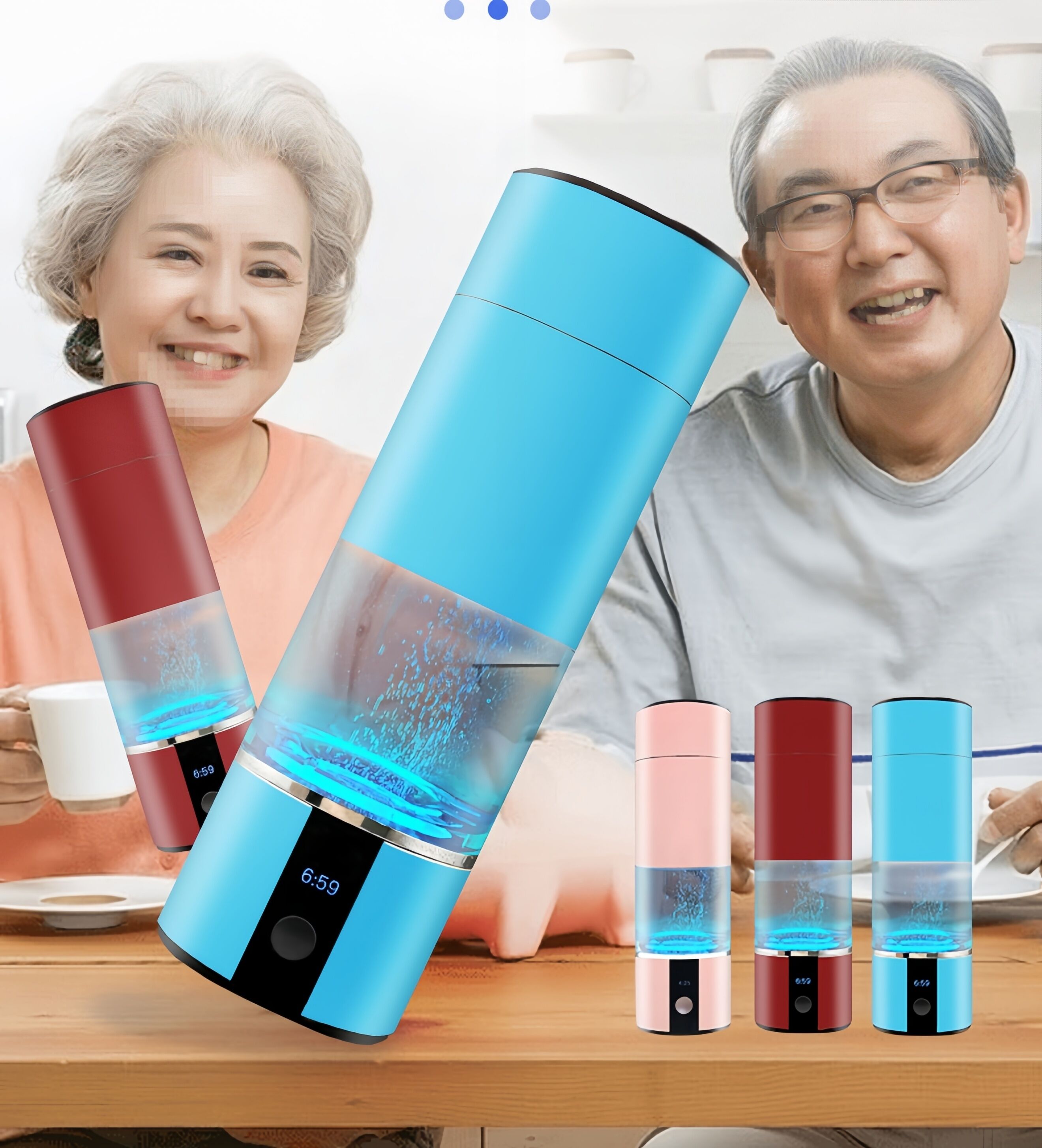 13000ppb Hydrogen Water Bottle Hydrogen-rich Water Electrolysis ...