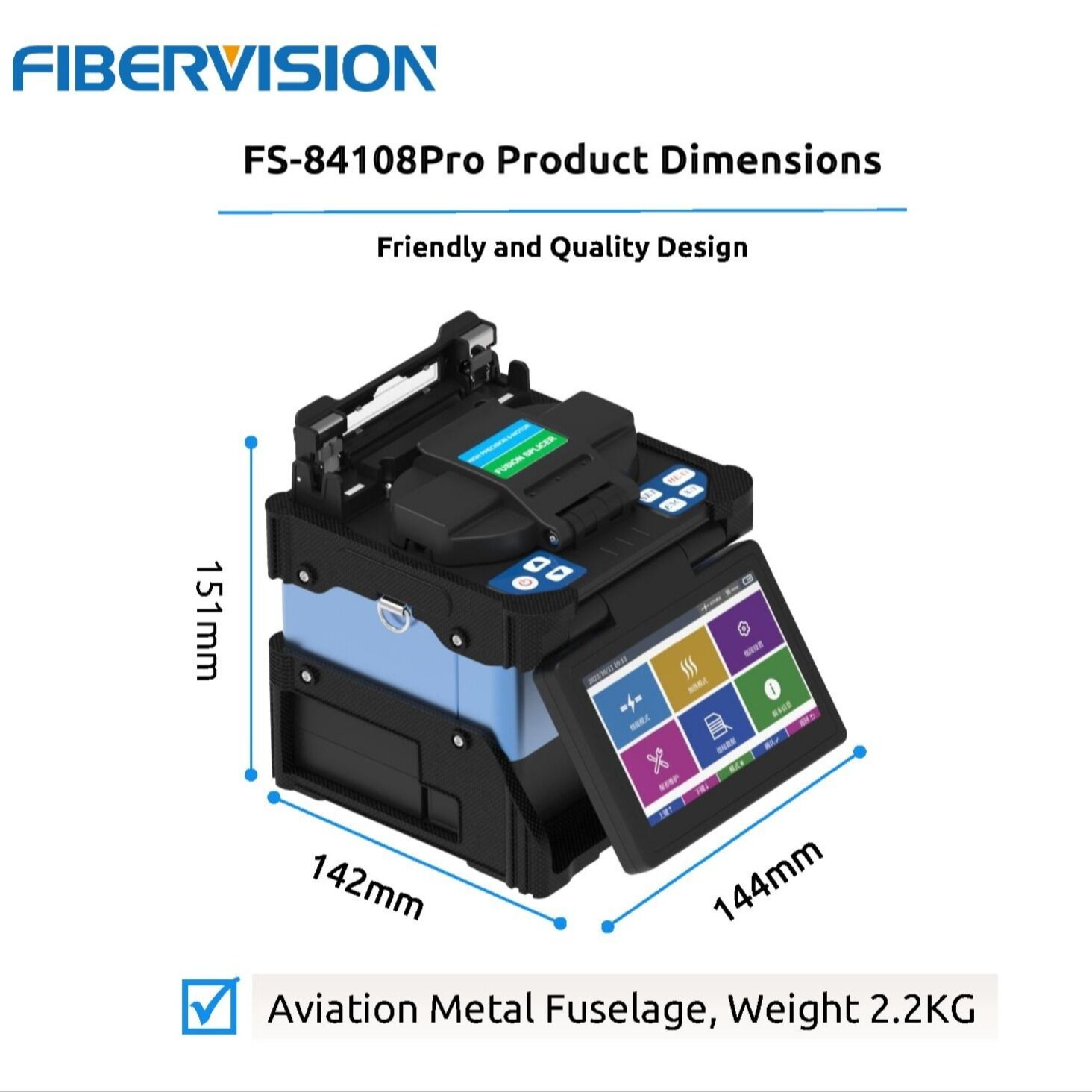 Buy China Wholesale Fibervision 2024 Hot Sale 6 Motor Optical Fiber Fusion Splicer Ftth Fiber ...