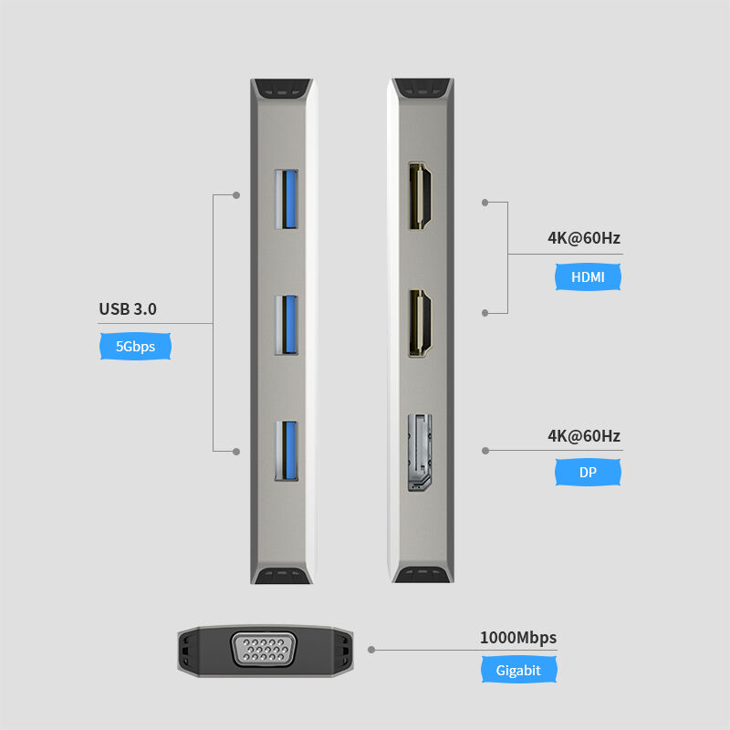 Bulk Buy China Wholesale Factory Price Usb-c 4k Quad Display Mini Dock ...