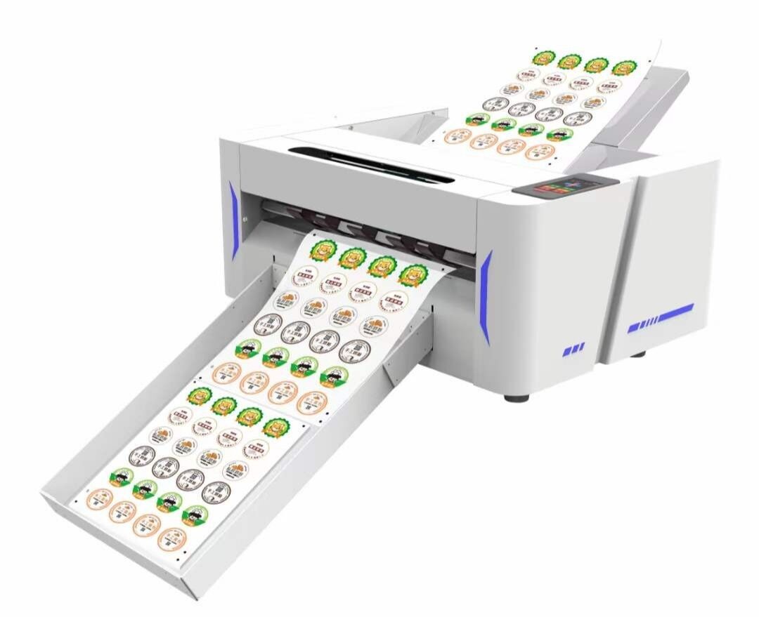 Factory Sale Teneth Ccd Camera High Speed Paper Carton Sticker Cutting Machine, Label Cutter ...