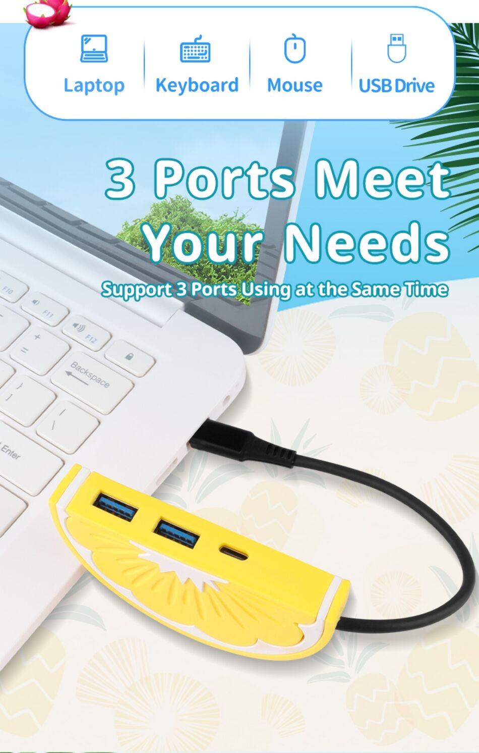 Usb 3.0 Hubs Fast Data Transfer Stylish Design Perfect For Home Office ...