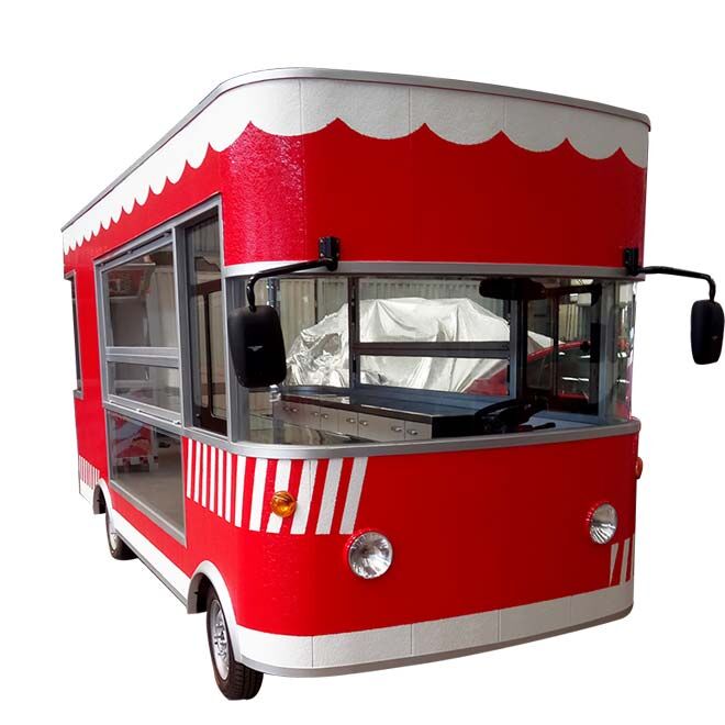 Mobile Food Trailer Fully Equipped Food Cart Food Vending Truck For ...