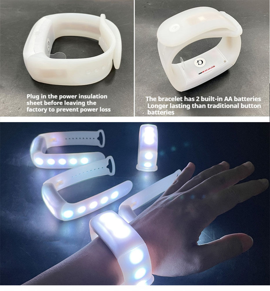 Bulk Buy China Wholesale Oem Durable Led Light Up Bracelet Silicone ...