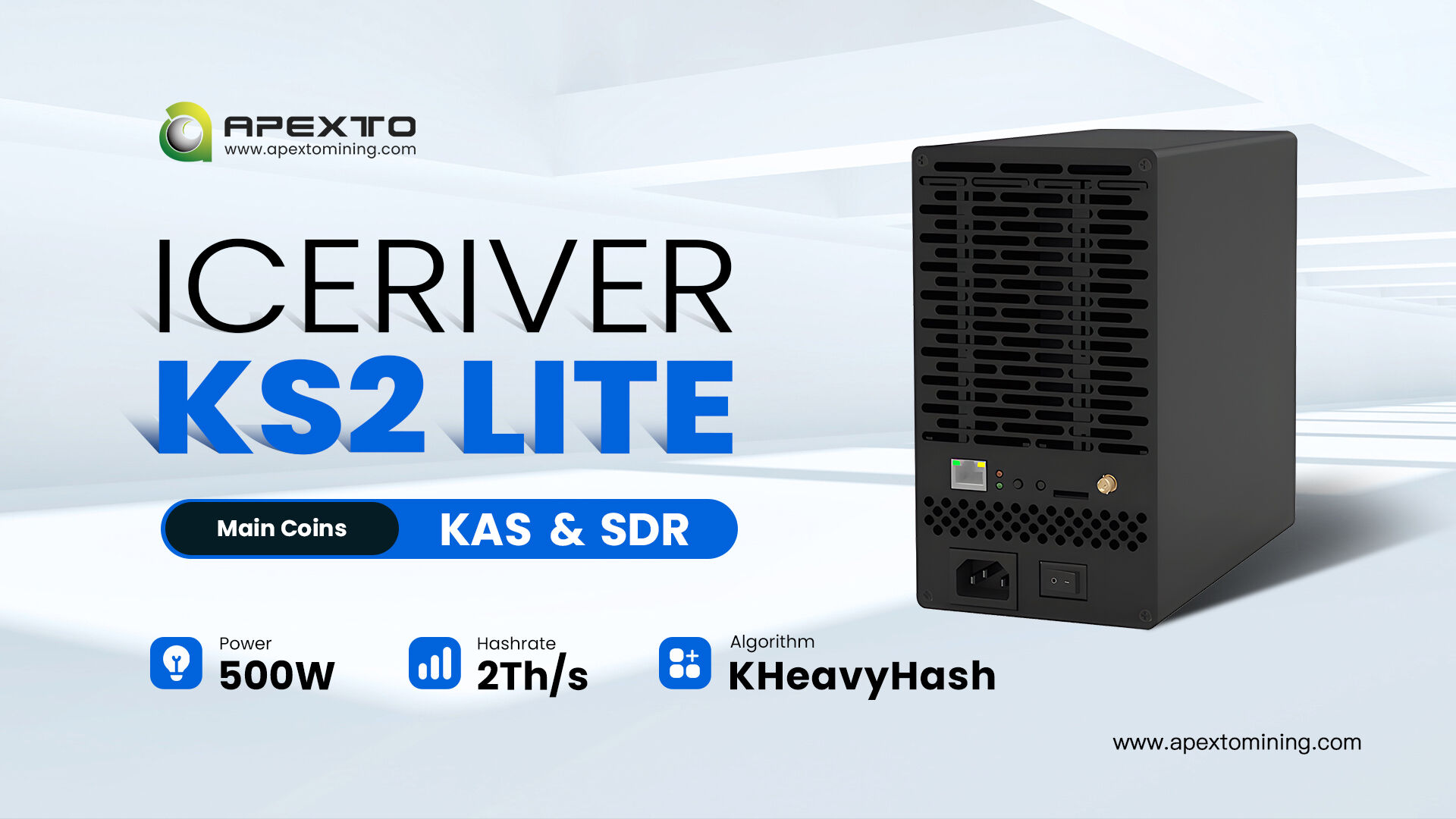 Kaspa Ks2 Lite 2t Manufacturer Factory Price From Iceriver Server 500w ...