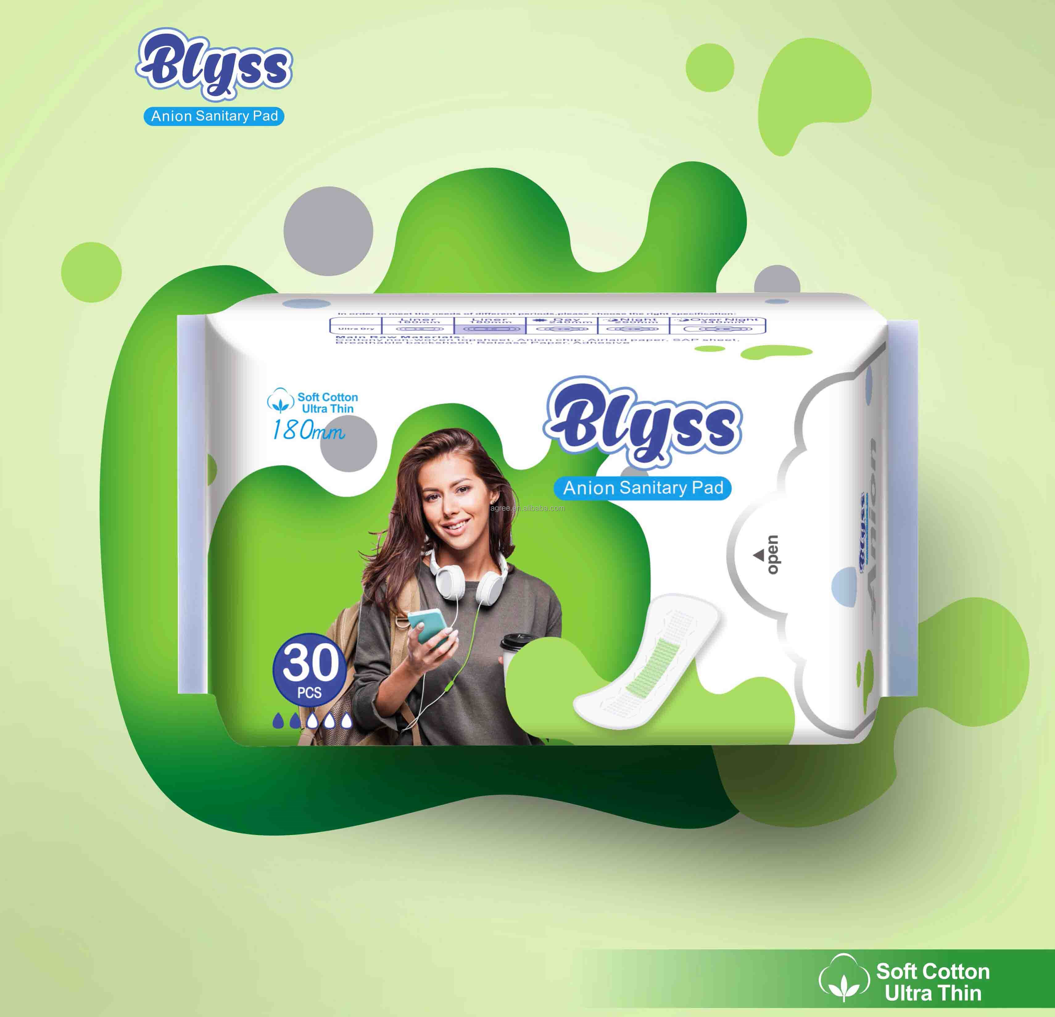 Wholesale Anion Sanitary Pads For Ladies Factory Price Ultra Thin ...