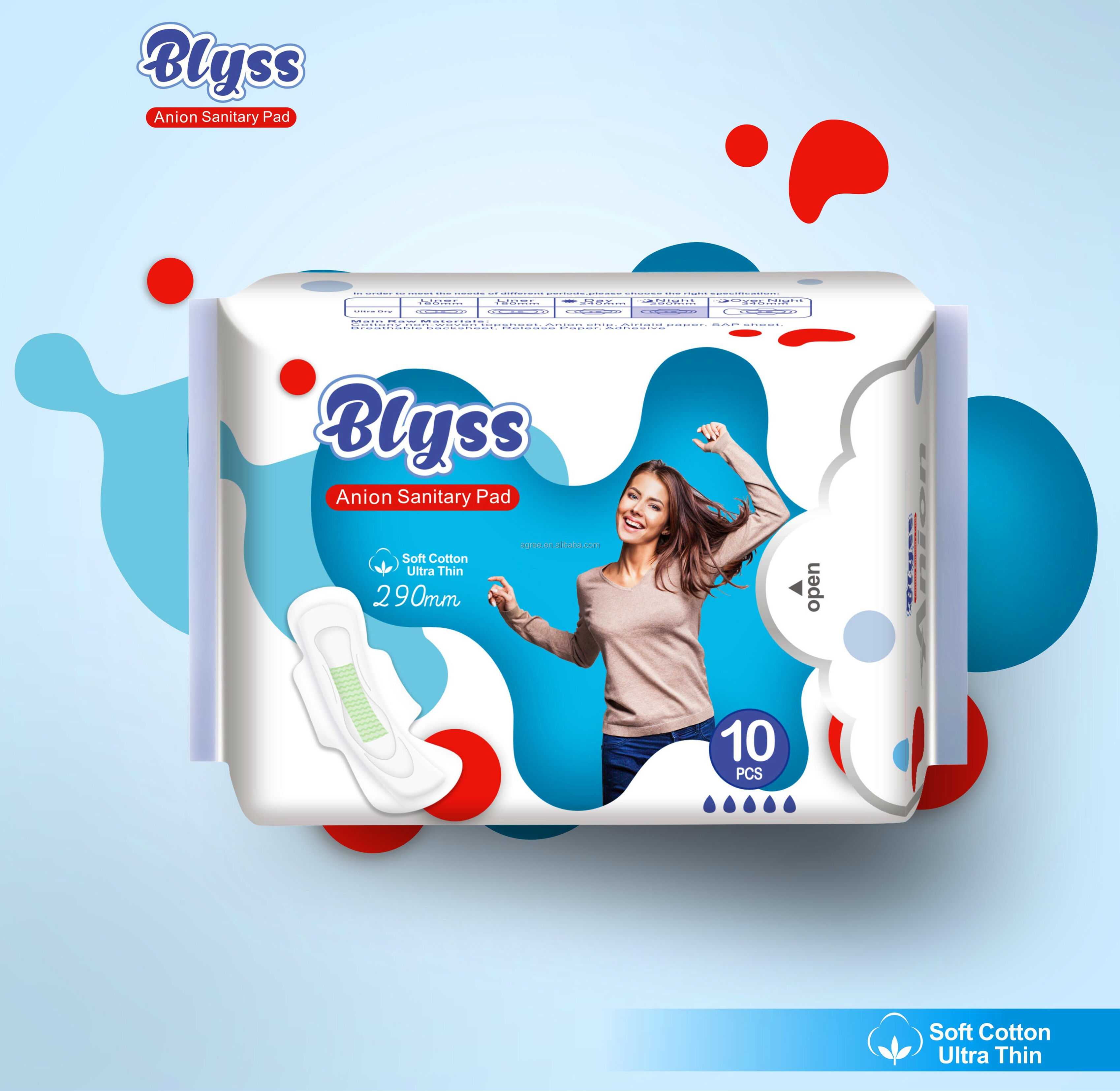 Wholesale Anion Sanitary Pads For Ladies Factory Price Ultra Thin ...