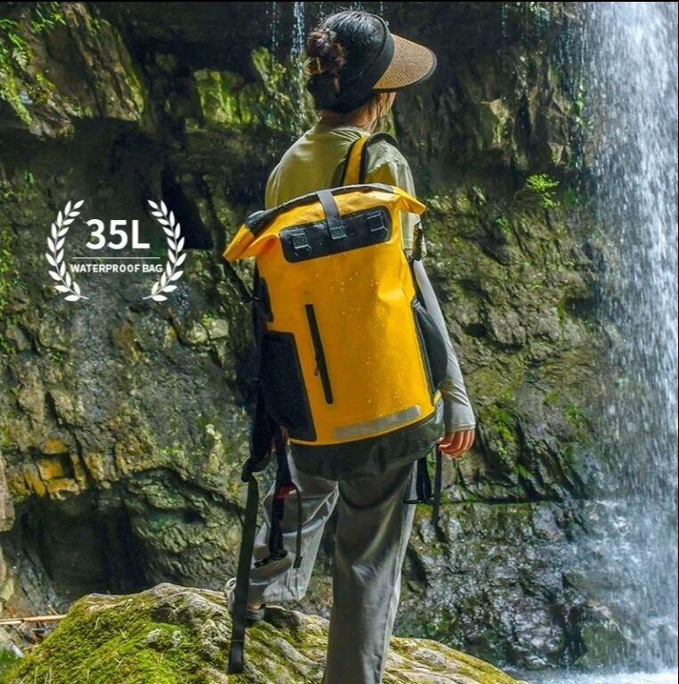 Wholesale 35l Pvc Dry Bag Backpack Large Capacity Waterproof Bag For ...