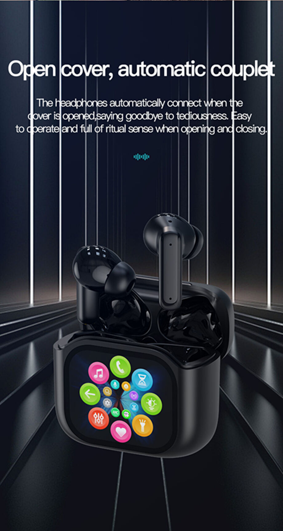 Buy China Wholesale Wireless Full Color Touch Screen Smart In-ear ...