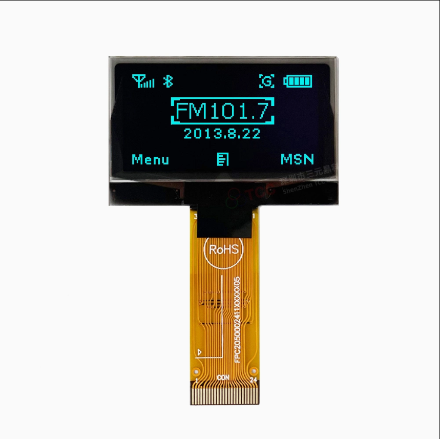 1.54 Inch Blue Oled Screen 128*64 Dot Matrix Ssd1309 Driver Monochrome ...