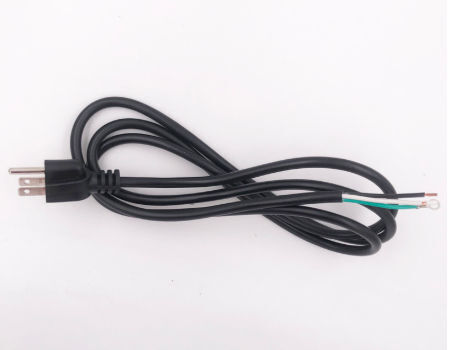 3-prong Nema 5-15p Sjt 16awg Us Mains Power Cord Female End With Ring ...