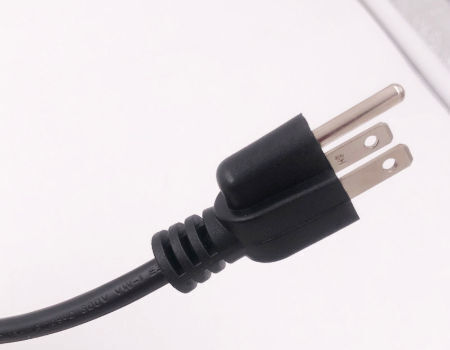 3-prong Nema 5-15p Sjt 16awg Us Mains Power Cord Female End With Ring ...