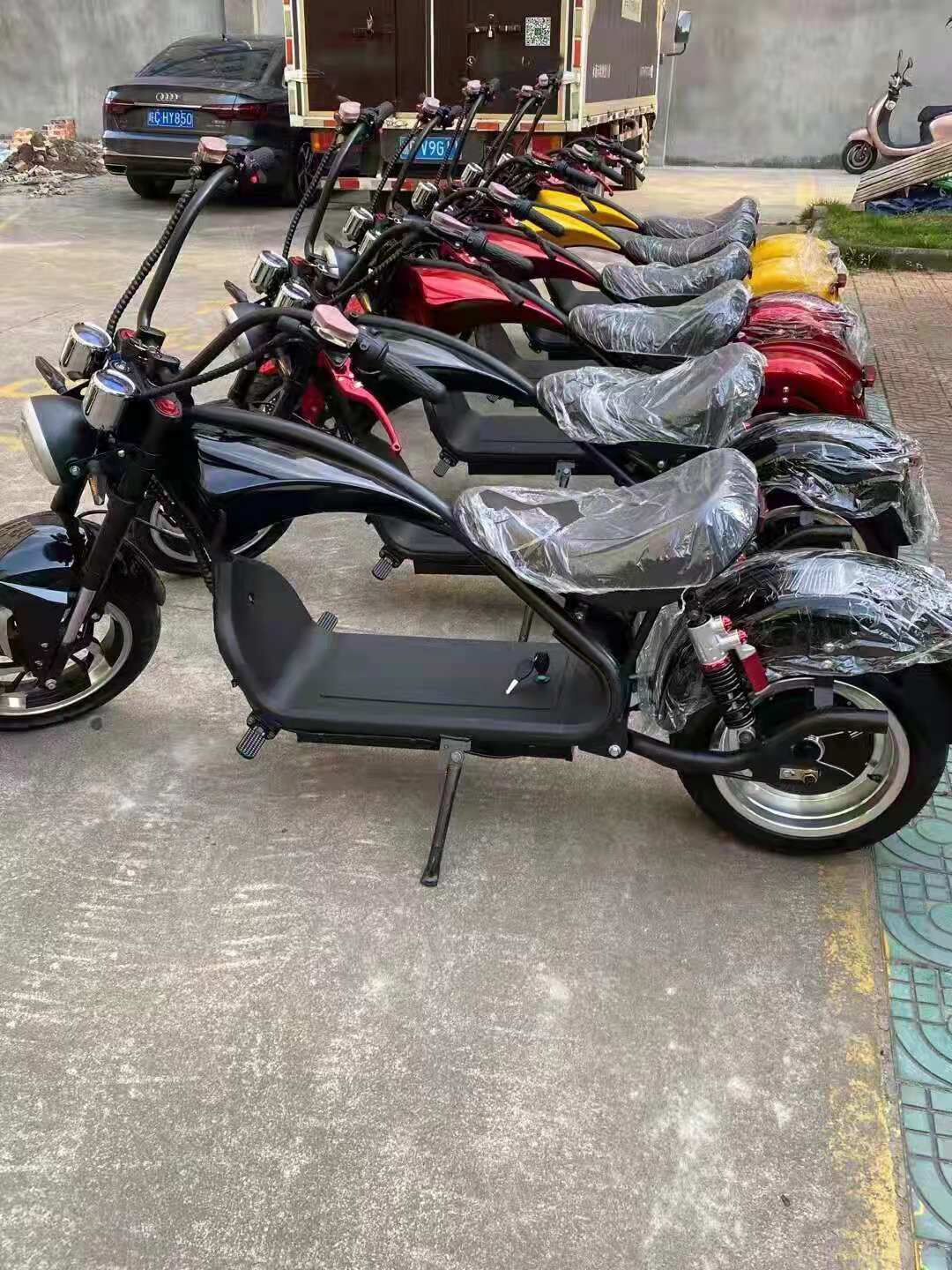 Ce/eec Citycoco Electric Mop Scooter 2000w With Aluminum Hub, Scooter ...