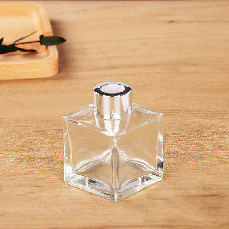 50ml 75ml 100ml 150ml Square Clear Thicken Glass Perfume Storage ...
