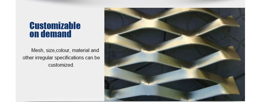 Decorative Open Grid Expanded Metal Mesh Ceiling/metal Sheet Mesh ...